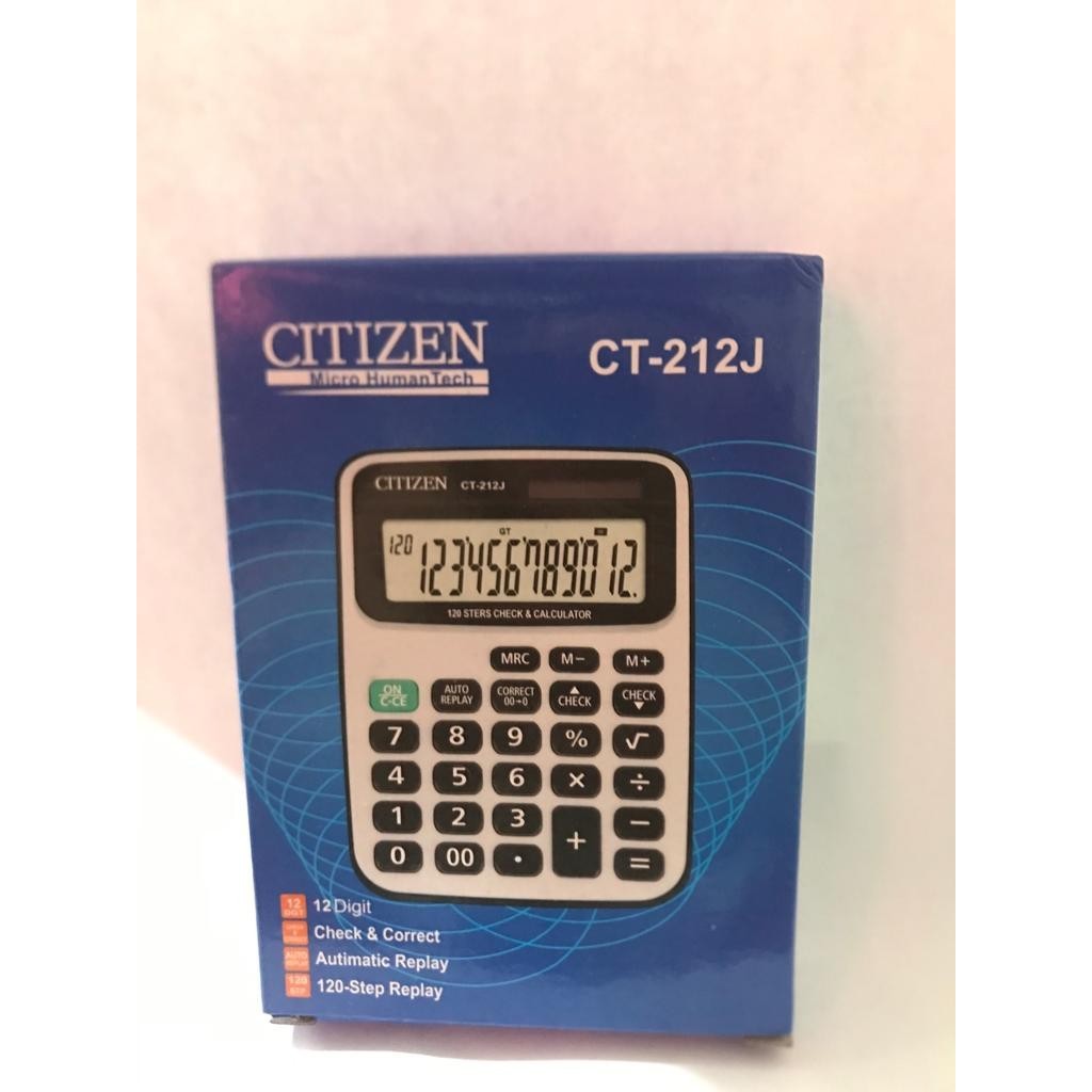 Jual Kalkulator / Calculator CITIZEN CT-212J | Shopee Indonesia