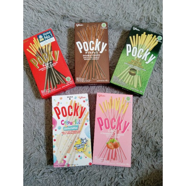 Jual Pocky biskuit stik 45g/ Pocky/ poki/ biskuit stik poki/ pokki ...
