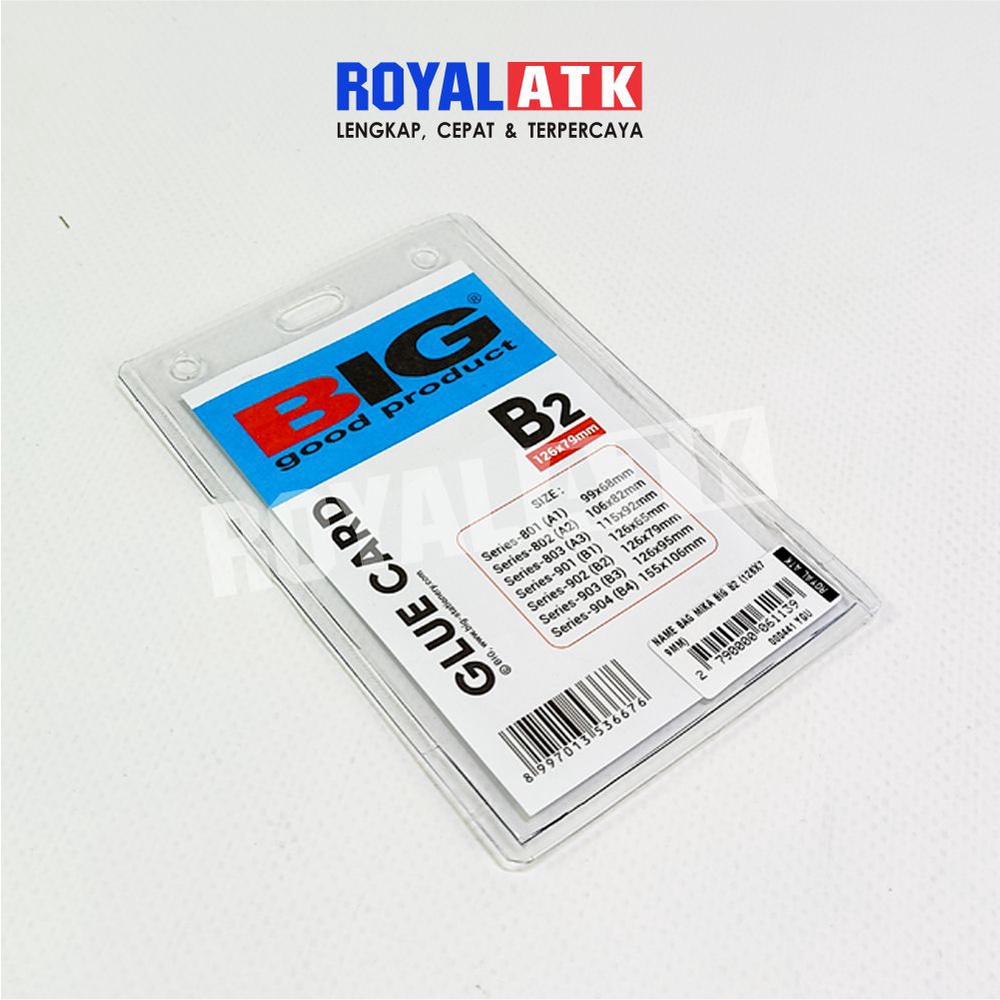 Jual Plastik Mika Id Card Big / Name Tag / Glue Card / Keplek Mika / Id Card Mika A1 A2 A3 B1 B2 ...
