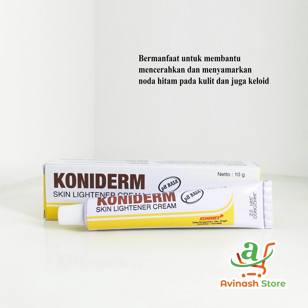 Jual KONIDERM SKIN LIGHTENER CREAM 10 gram | Shopee Indonesia