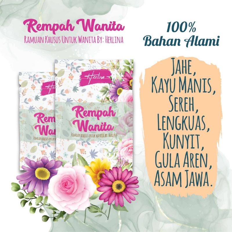 Jual Rempah Wanita (RW) Herbal Rimpang Jamu Ramuan Wanita (Jahe Kayu ...