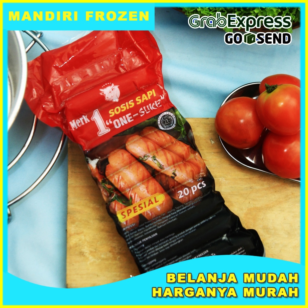Jual Sosis Sapi ONE SUKE Spesial 500gr - Makanan Beku Olahan Sosis Sapi ...