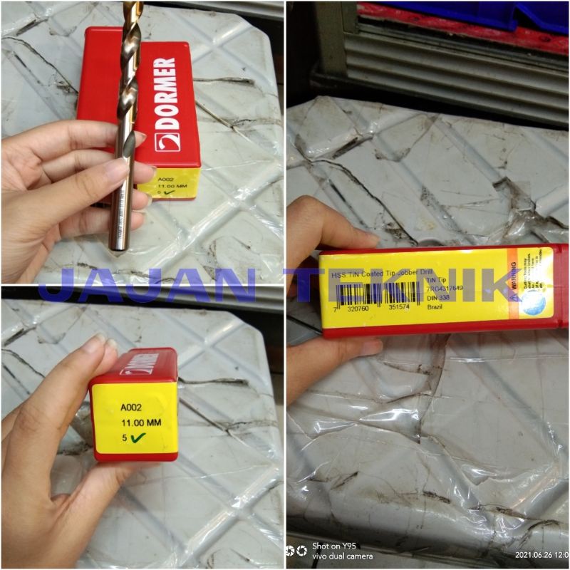 Jual dormer HSS type A002 Uk. 11mm / mata bor | Shopee Indonesia