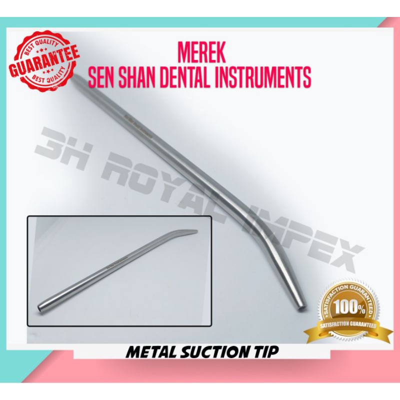 Jual Suction Tip Stainless Steel Sen Shan Dental Instrument Behel - 4mm ...