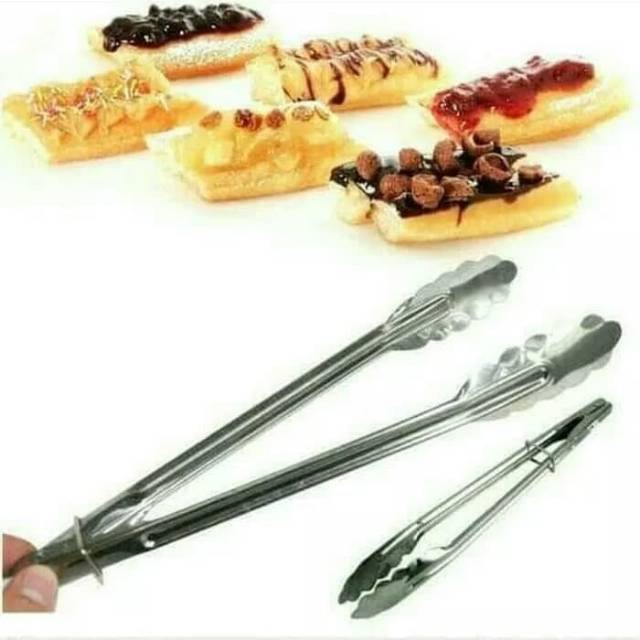 Jual Capit kue stainless steel japit kue makanan gorengan ukuran besar ...