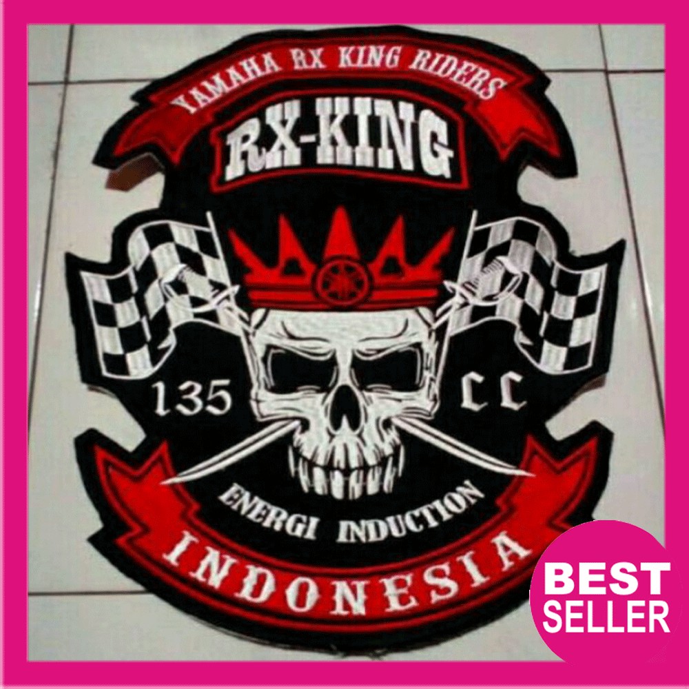 Jual Logo Gambar Lambang Rx king Bikers Emblem bordir Rxking untuk di ...