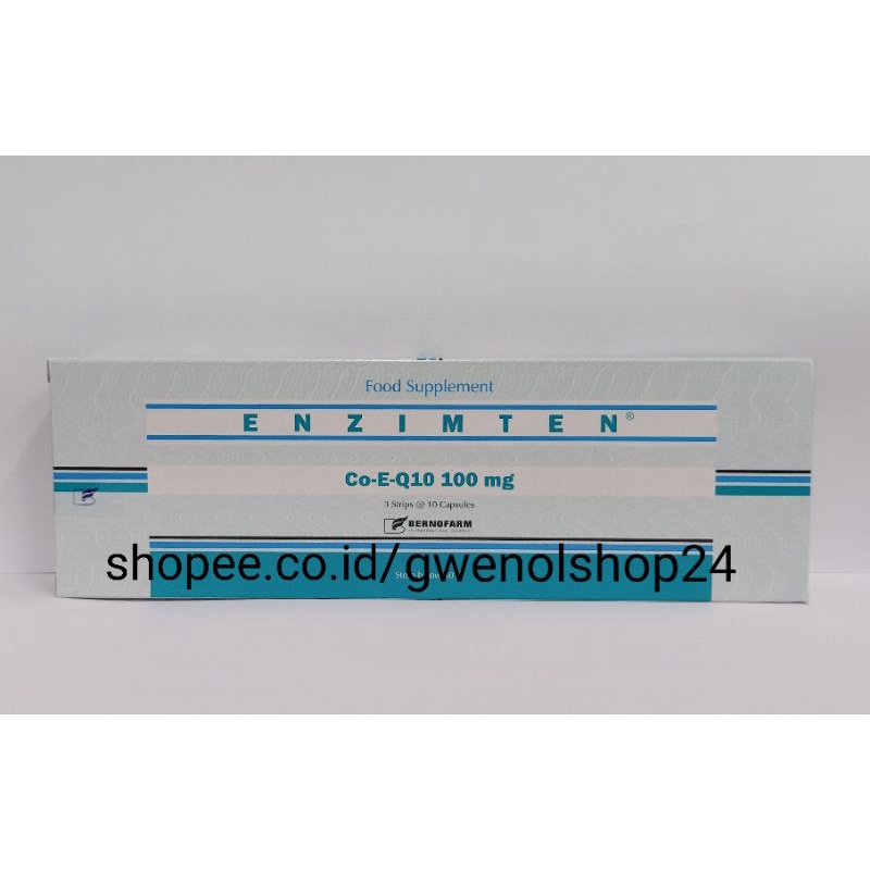 Jual Enzimten 30's Kapsul Bernofarm / Coenzyme Q10 100 mg | Shopee ...