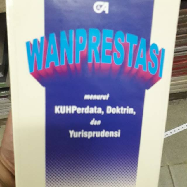 Jual WANPRESTASI MENURUT KUHPERDATA DAN YURISPRUDENSI.PENERBIT CITRA ...
