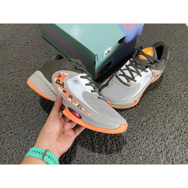 Jual Sepatu Basket Nike Greek Zoom Freak 4 Low Ironstone | Shopee Indonesia