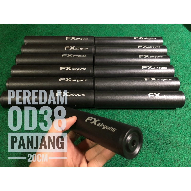 Jual peredam senapan pcp silincer fxAirguns od38 panjang 20cm | Shopee ...