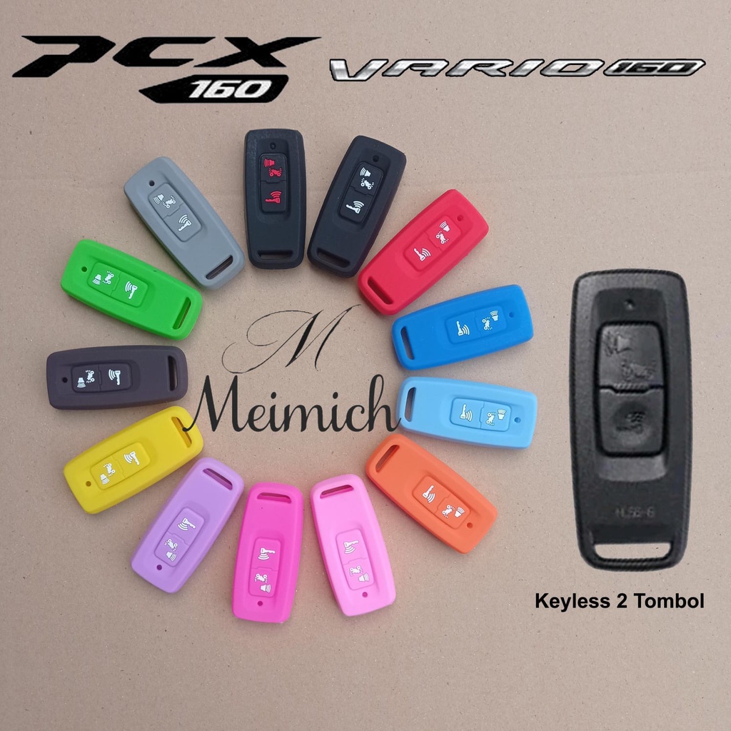 Jual Silikon Kondom Kunci Keyless/Key Cover Honda PCX 160 dan vario 160 ...