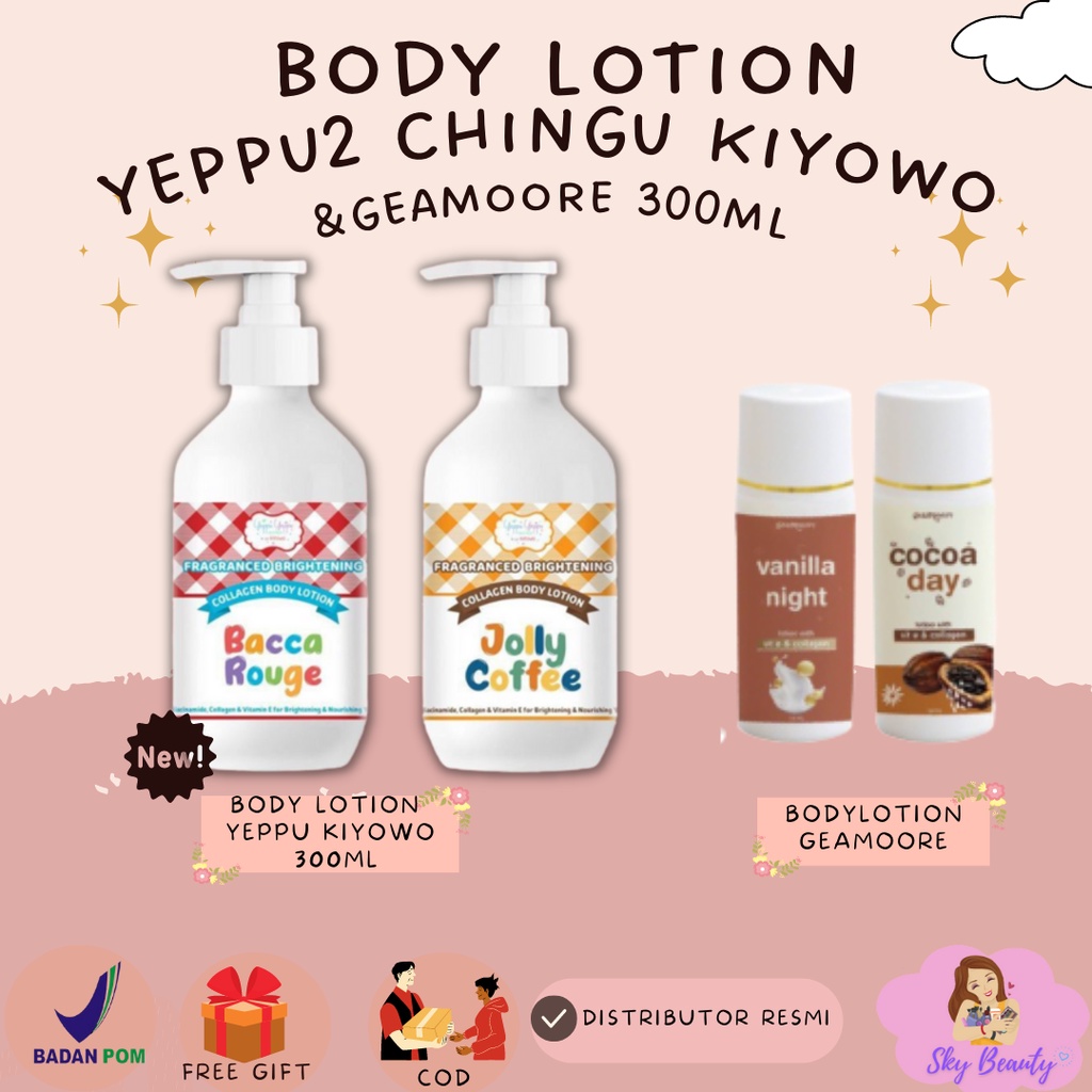 Jual Body Lotion Yeppu-Yeppu by Kiyowo Brightening Collagen &Geamoore ...