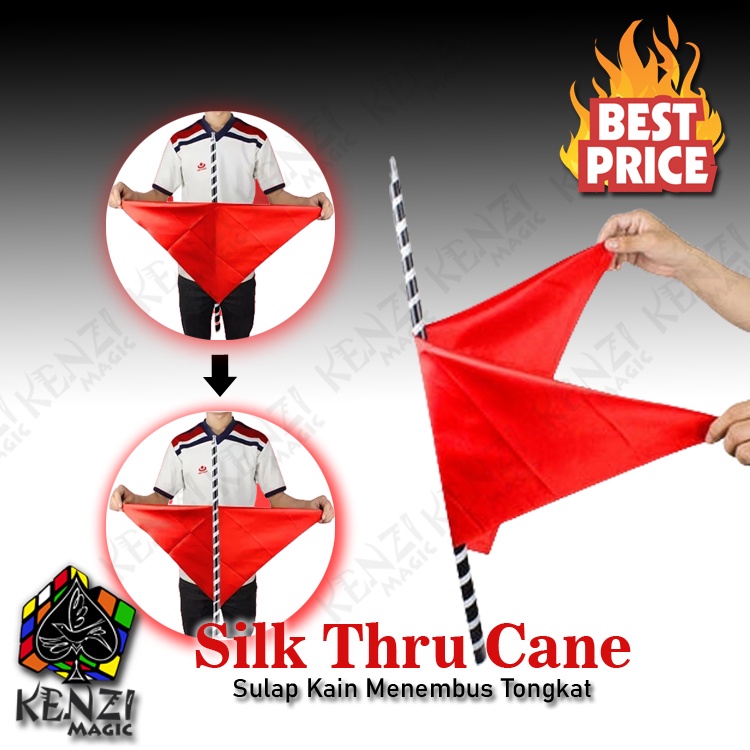 Jual Alat Sulap Silk Thru Cane - Sulap Kain menembus Tongkat | Shopee ... Jual Alat Sulap Silk Thru Cane - Sulap Kain menembus Tongkat | Shopee ...