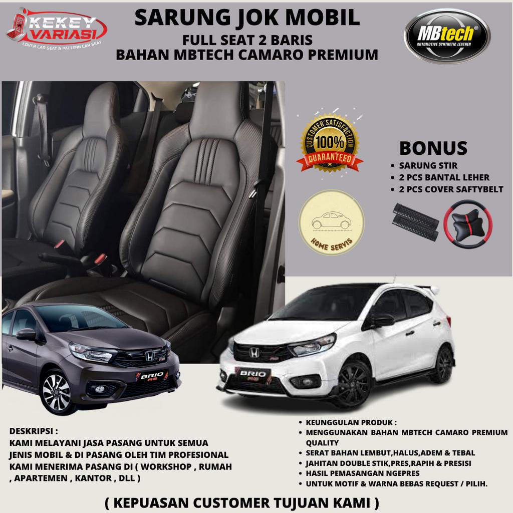 Jual Sarung Jok Brio RS Brio Satya Bahan MBtech Camaro Kualitas Terbaik ...