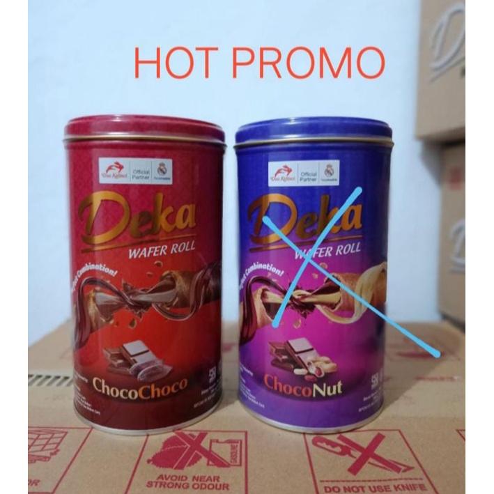 Jual Deka Wafer Roll / Wafer Roll / 330 Gr / Kue Kaleng | Shopee Indonesia
