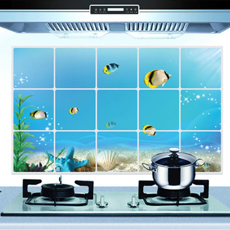 Jual STICKER DAPUR/STIKER DAPUR/KITCHEN SHEET 45X75-TL237-FISH | Shopee ...