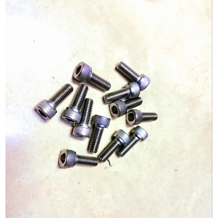 Jual baut cover muffler baut kover knalpot all matic honda baut L ...