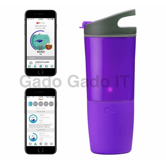 Jual BOTOL MINUM BLUETOOTH OZMO SMART BOTTLE COFFEE & HYDRATION TRACK ...