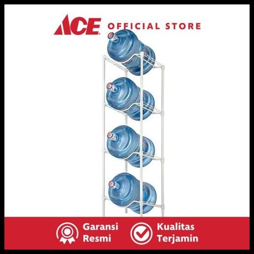Jual Ace - Krisbow Rak Galon 4 Tingkat - Putih | Shopee Indonesia