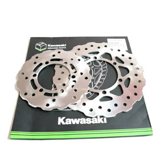 Jual Piringan Cakram Set Depan Belakang KLX BF 150 Original Kawasaki | Shopee Indonesia