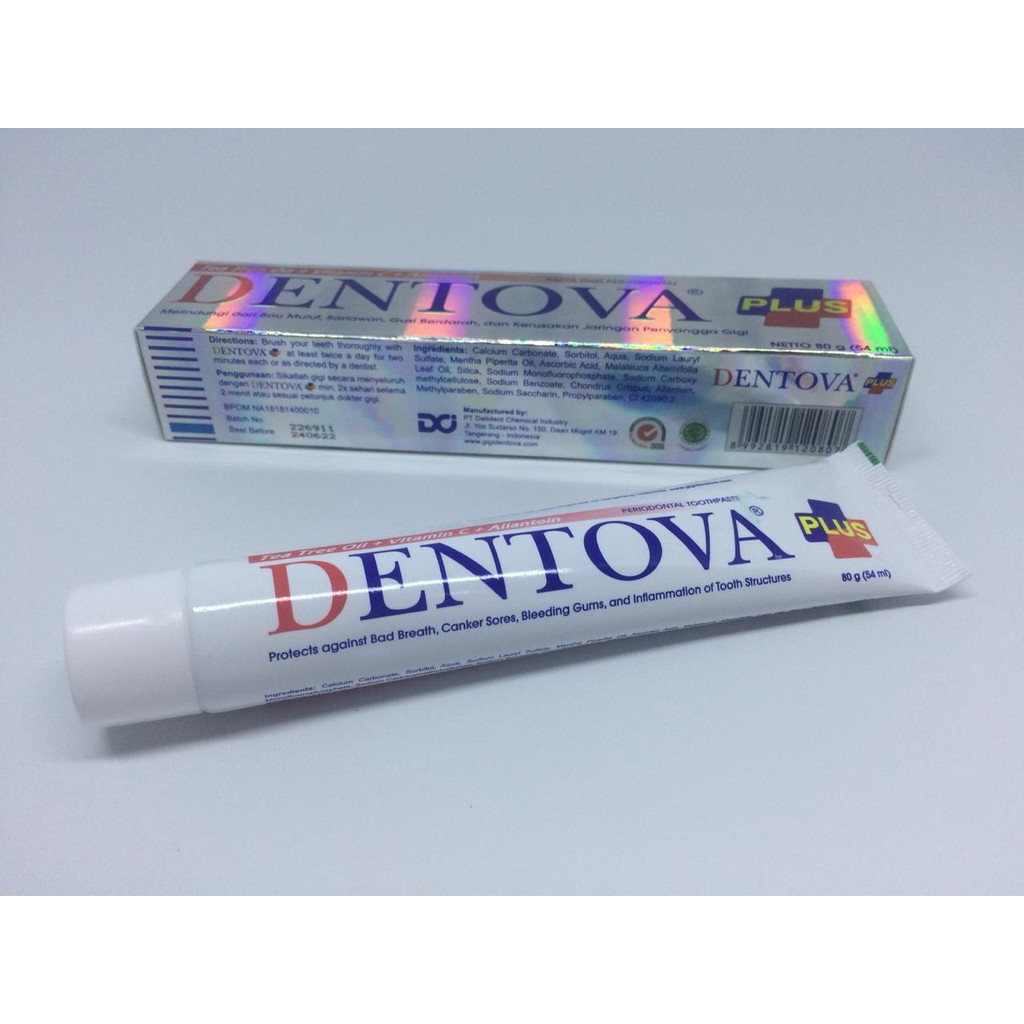 Jual PASTA GIGI / DENTOVA PLUS / PASTA GIGI PERIODONTAL / GUSI BERDARAH ...