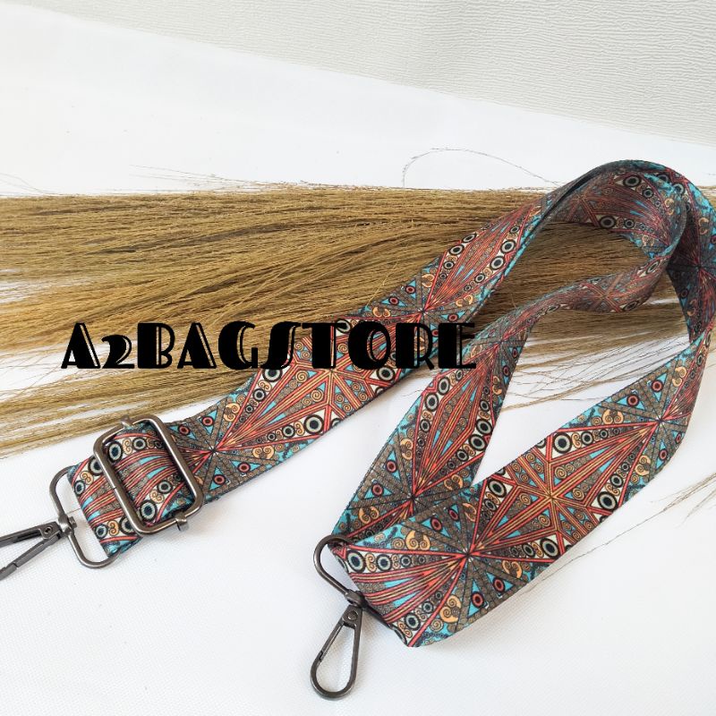 Jual TALI TAS WANITA MOTIF Grafik KATUN LEMBUT | Shopee Indonesia