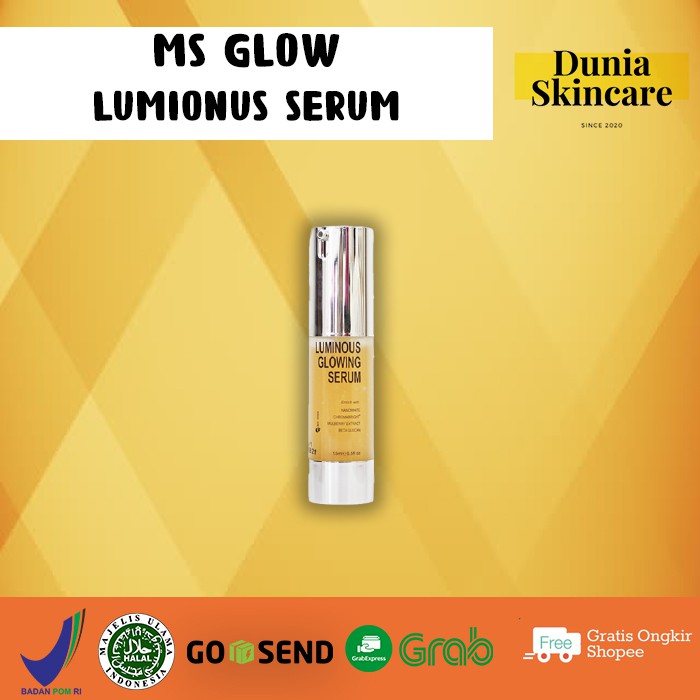 Jual Luminous Glowing Serum MS GLOW (Rahasia Wajah Putih Glowing ...