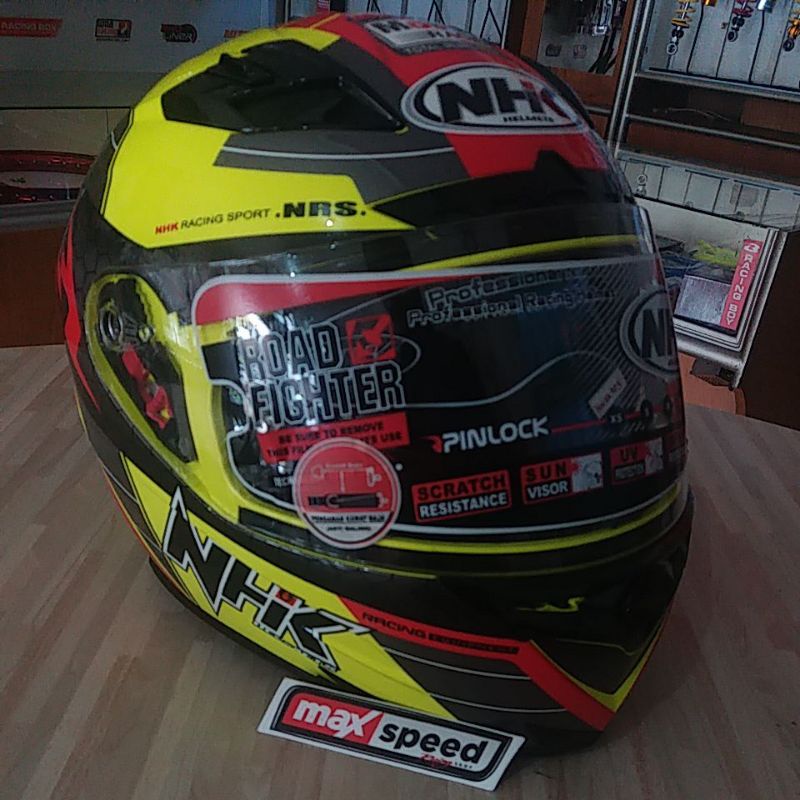 Jual Helm NHK Full face road fighter (HNHK005) | Shopee Indonesia