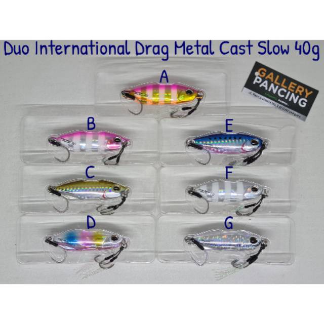 Jual Metal Jig Duo International Drag Metal Cast Slow 40g | Shopee Indonesia