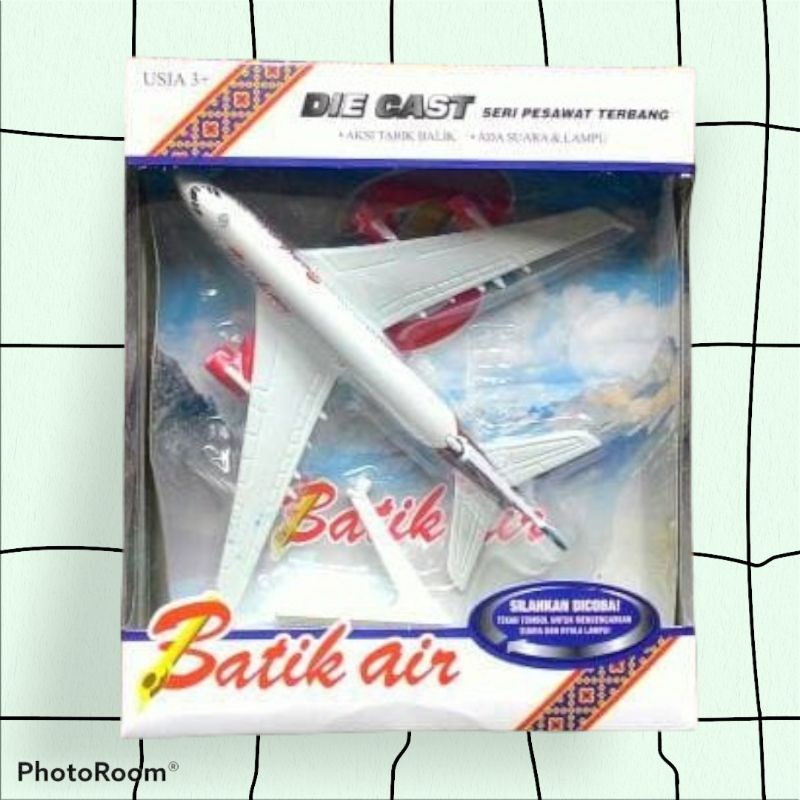 Jual miniatur pesawat batik air | Shopee Indonesia