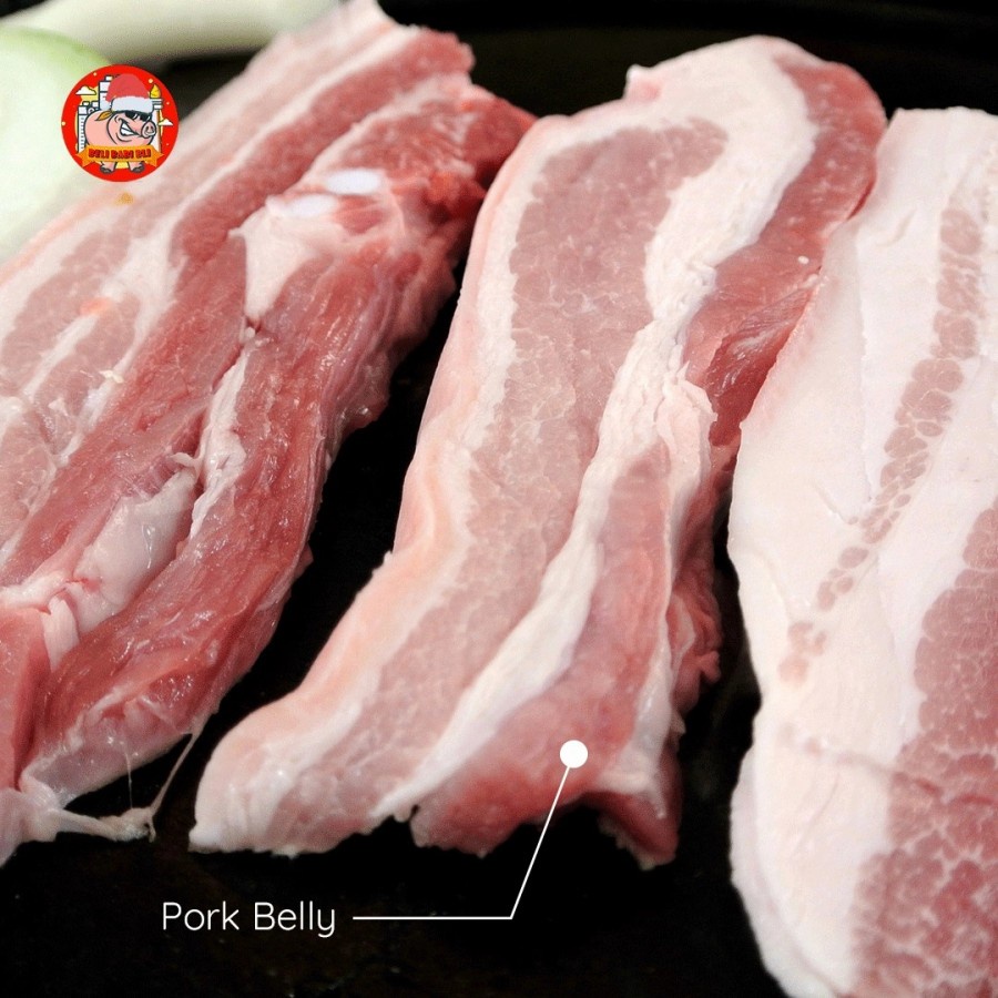 Jual SAMGYEOPSAL PORK BELLY DAGING BABI SAMCAN SLICE 1.5 CM KOREAN BBQ ...