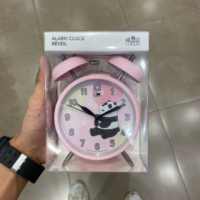 Jual Miniso X We Bare Bears Alarm Clock | Shopee Indonesia