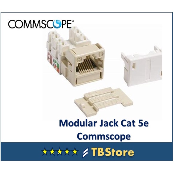 Jual COMMSCOPE SYSTIMAX MODULAR AMP COMMSCOPE CAT5e WHITE / MODULAR ...