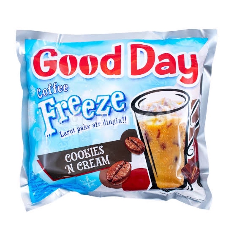 Jual GOOD DAY FREEZE COOKIES N CREAM ( 1 BAG ISI 10 SCH @30G ) | Shopee ...