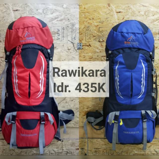 Jual Rawikara Tas Gunung Hiking Pendaki Seven Summits Rawikara 60L Asli ...