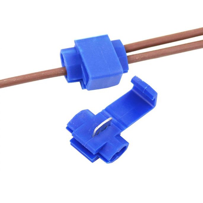 Jual Blue Scotch Lock Quick Splice Wire Connector Jumper Kabel Kupas ...