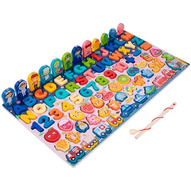 Jual Mainan edukatif/montessori anak mengenal angka dan alphabet ...