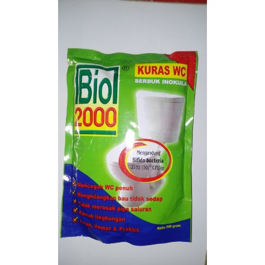 Jual BIO 2000 Kuras WC Kemasan 500 Gram | Shopee Indonesia