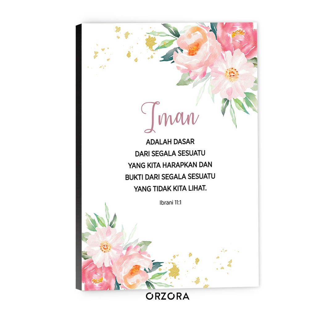 Jual Poster Kristen / Hiasan Dinding / Pajangan Dinding Rohani (A0565 ...