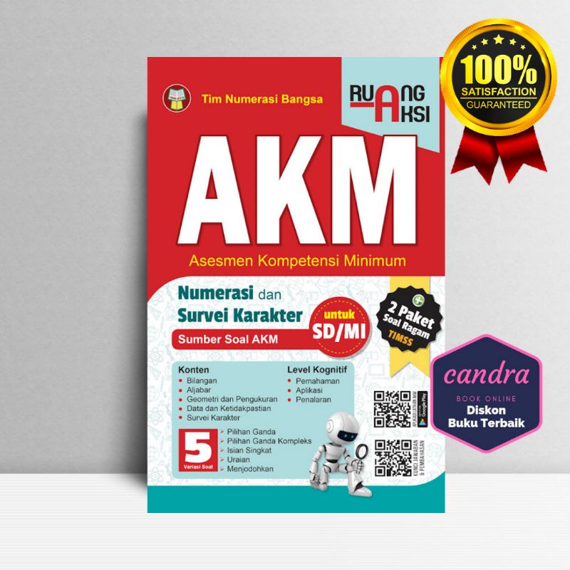 Jual BUKU RUANG AKSI AKM NUMERASI DAN SURVEI KARAKTER UNTUK SD/MI ...