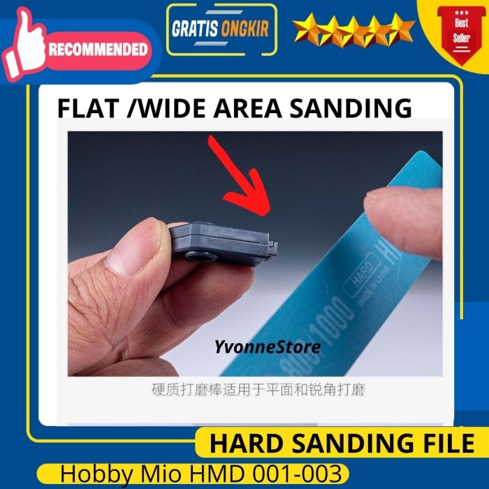 Jual HOBBY MIO HARD SANDING FILE 400 / 600 - HOBBYMIO AMPLAS GUNDAM MG ...