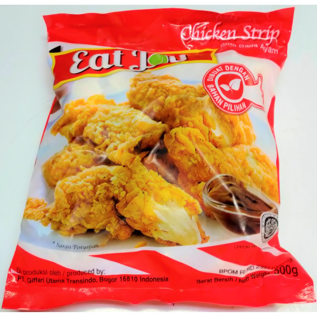 Jual Eat Joy Chicken Strip 500gr / Eatjoy Ayam Strip | Shopee Indonesia