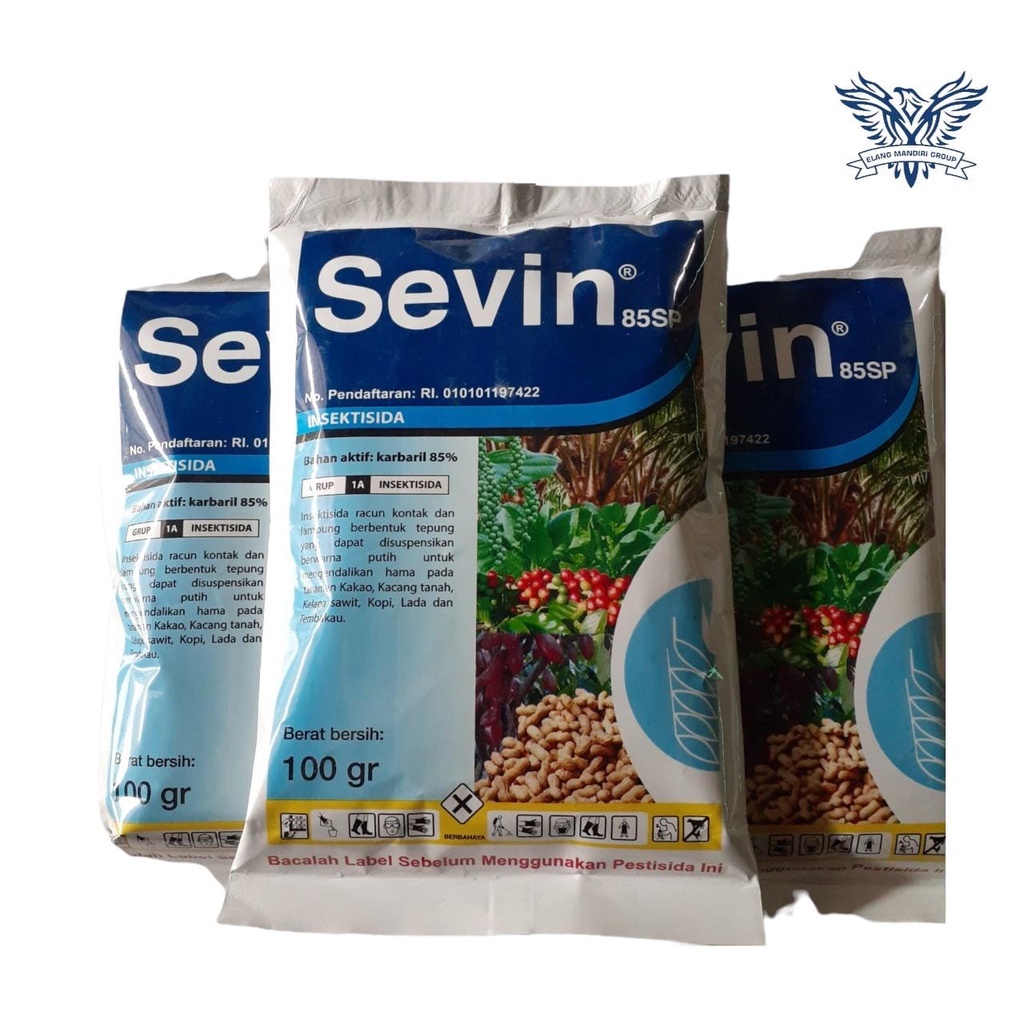 Jual Sevin 85 SP 100gr Insektisida Karbaril 85% Original Obat Hama Ulat ...
