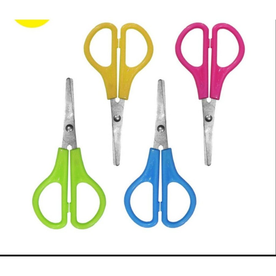 Jual PAPER SCISSORS Gunting Kertas 4inch M2000 cocok untuk anak - anak ...