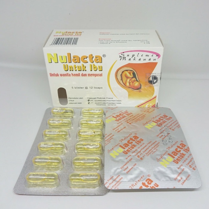 Jual Ibu Hamil - Nulacta Vitamin Ibu Hamil Perbox ( 5 Strip X 12 ...