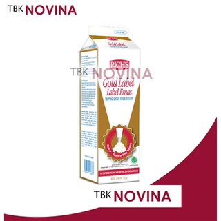 Jual GOLD LABEL WHIPPED CREAM RICH / WHIPPING CREAM RICH'S 500GR / WHIP ...