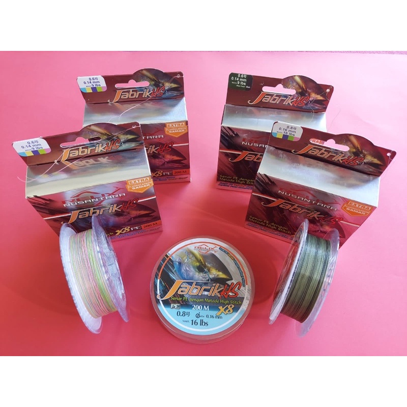 Jual Senar Pe Jabrik HS X8 200 Meter Relix Nusantara | Shopee Indonesia