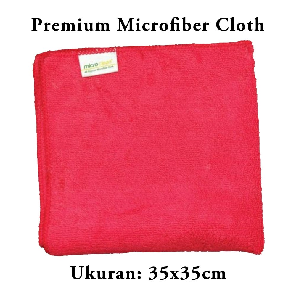 Jual Kain Lap Tangan Microfiber 35x35cm Fiber Mikrofiber Handuk Microclean - Alat Kebersihan ...