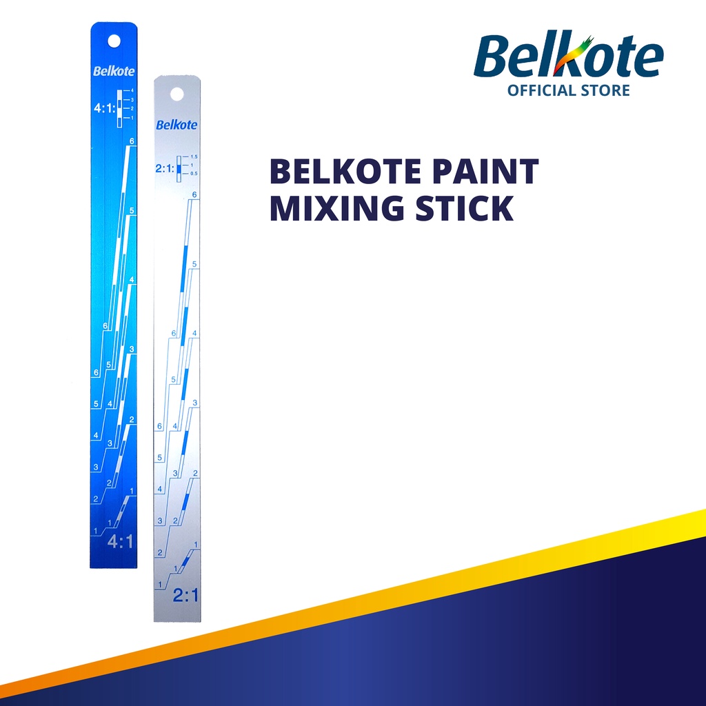 Jual Belkote Paint Mixing Stick - 1 pc ( Penggaris Skala Pengaduk Cat ...