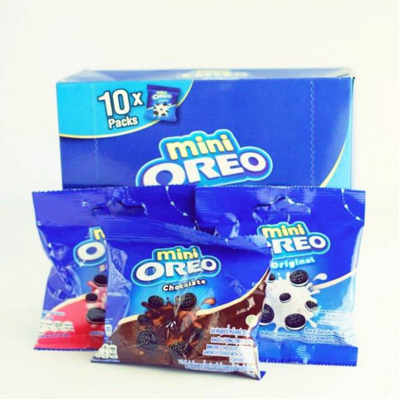 Jual Oreo Mini Box isi 10 Ecer 2.000 Vanilla Coklat Strawberry | Shopee ...
